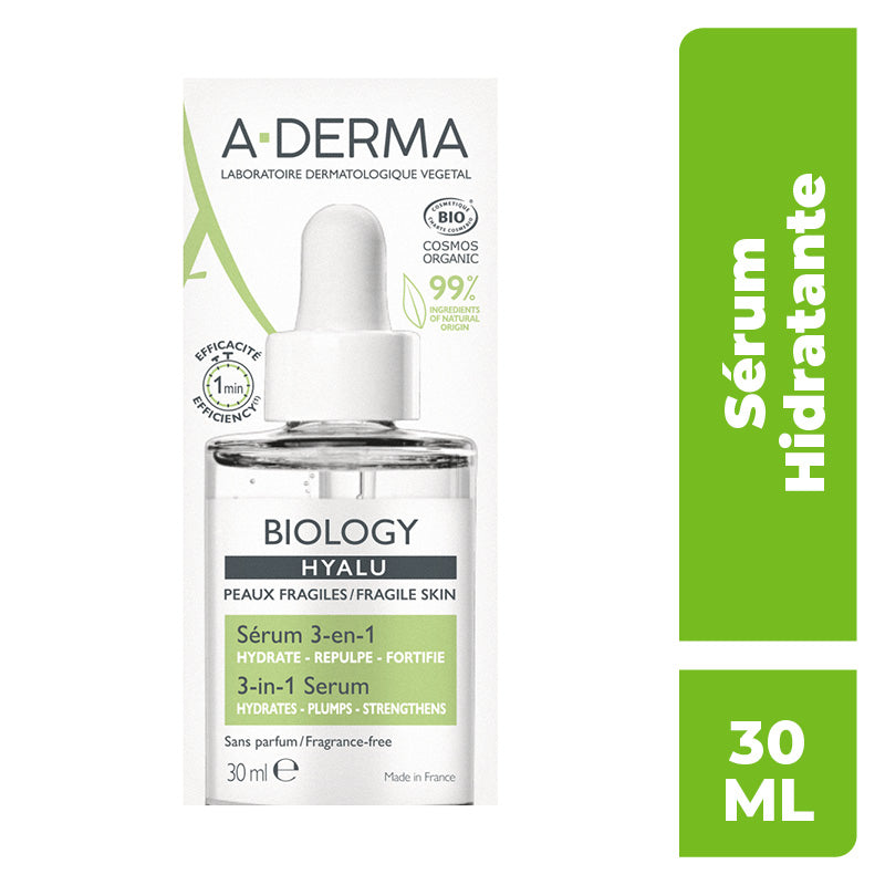 ADERMA Biology Hyalu sérum 3 En 1 30ml – supiel.com.mx