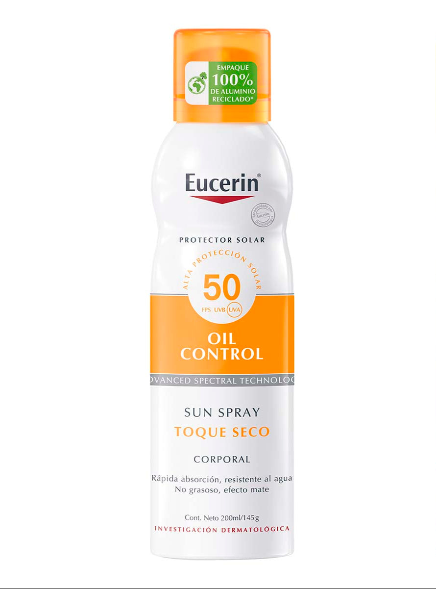 EUCERIN Sun Spray toque seco spf50+ 200ml – supiel.com.mx